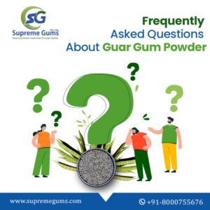 1. What Is Guar Gum?